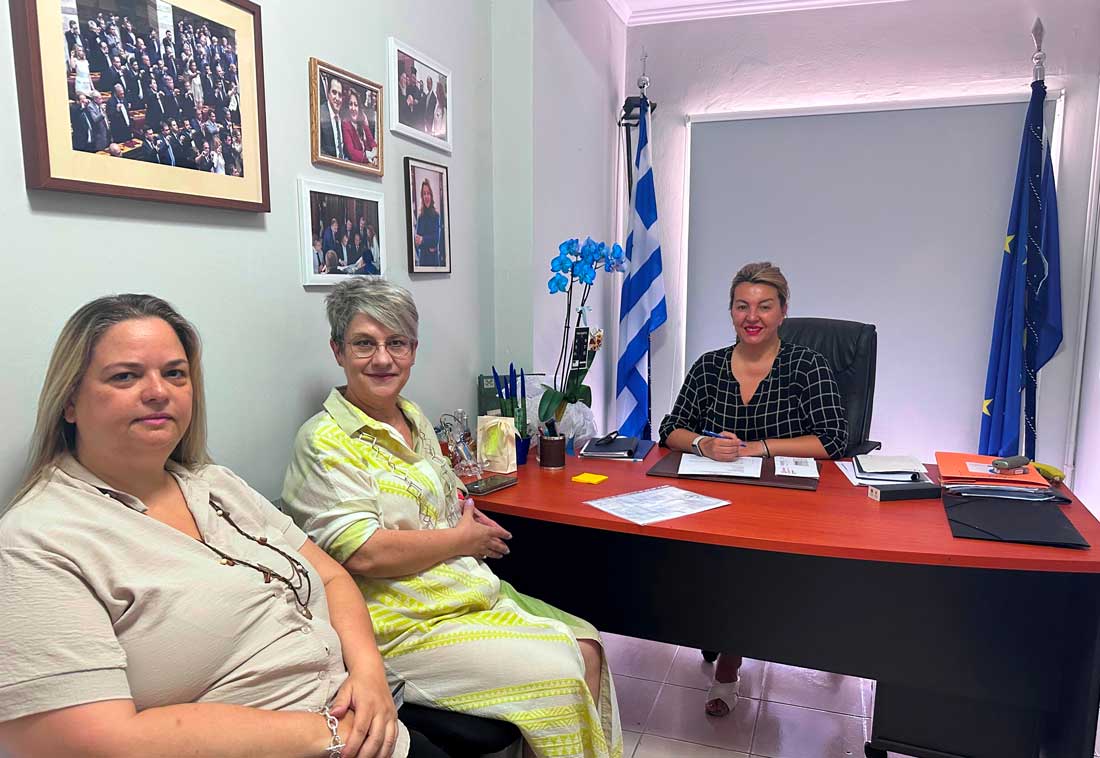 Η Μαρία Αντωνίου σε συνάντηση εργασίας με εκπροσώπους της Ένωση ...