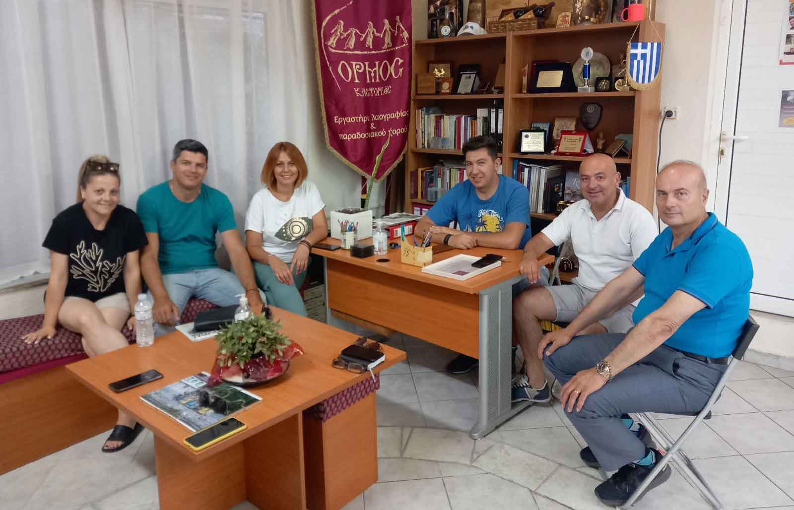 Συνάντηση του Γ. Γρηγοριάδη με το Δ.Σ. του Εργαστηρίου Λαογραφίας και ...