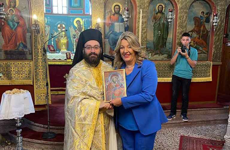 Στις εκκλησιαστικές εκδηλώσεις στο Τοιχιό η Μαρία Αντωνίου - OlaDeka